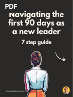 First 90 Days Transition Strategies | PDF | Business Process | Leadership