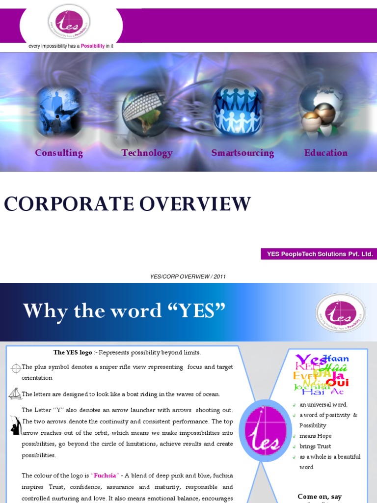 YES PeopleTech Solutions Overview | PDF | Outsourcing | Change Management