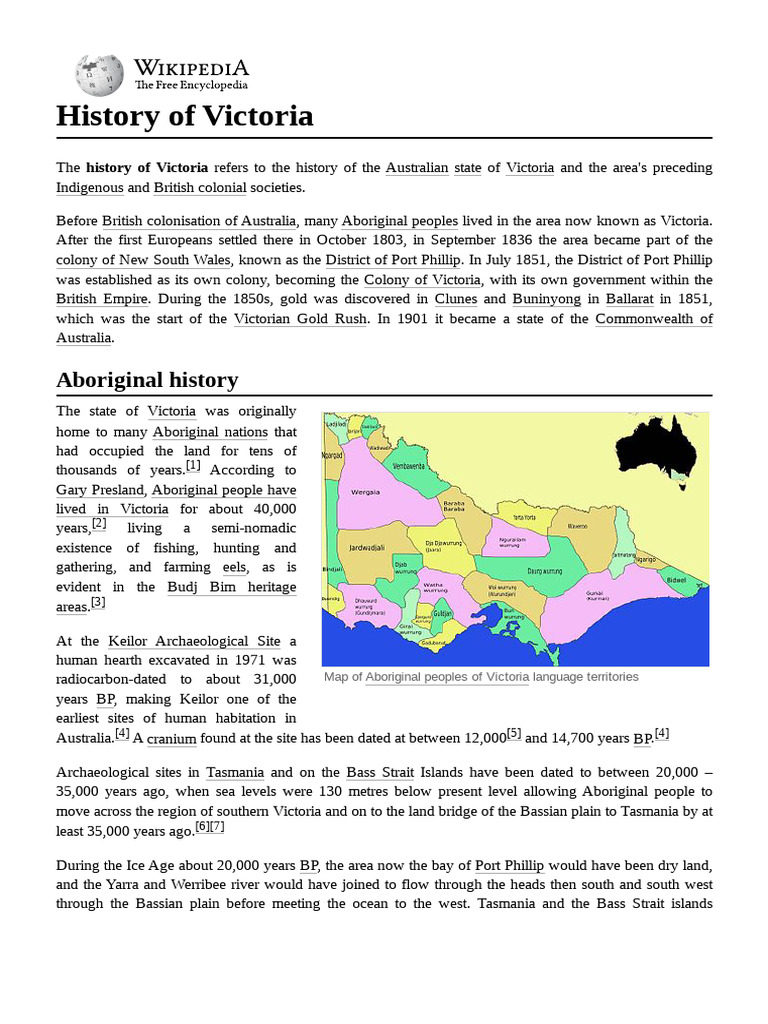 History_of_Victoria | PDF