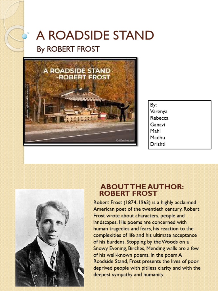 A Roadside Stand | PDF