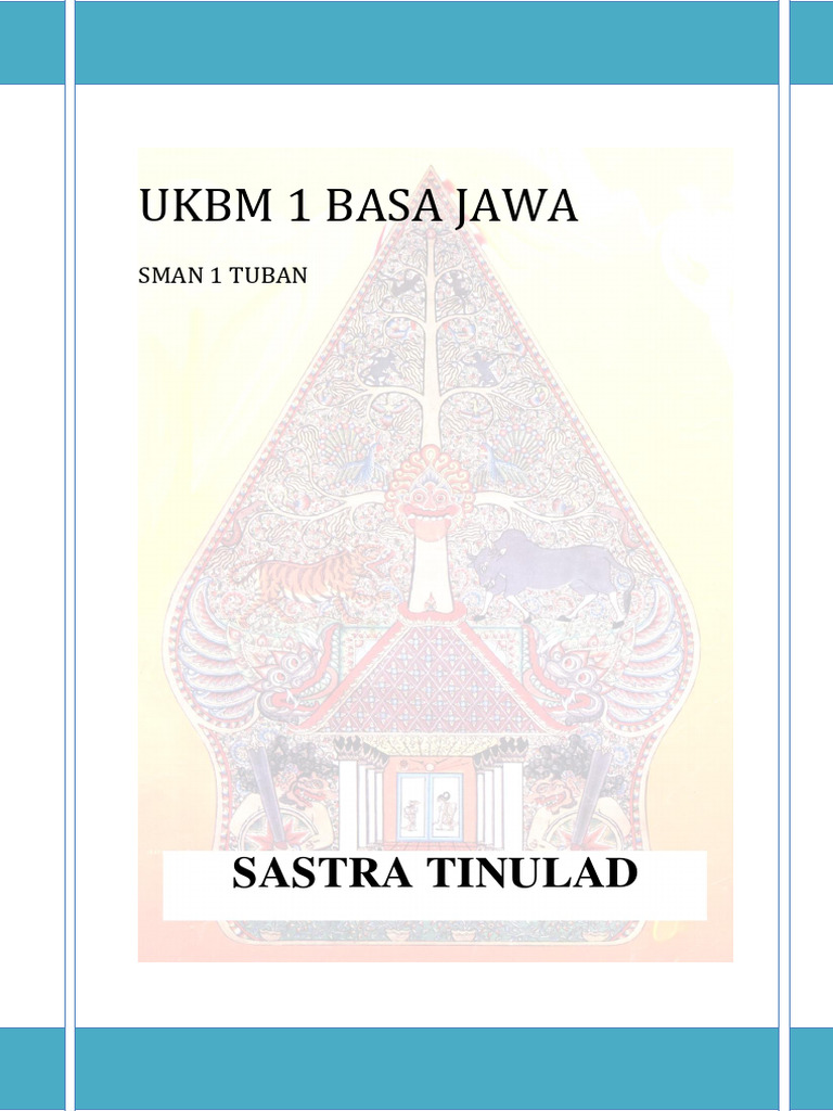 Ukbm Bahasa Jawa - Sman 1 Tuban | PDF | Seni & Disiplin Bahasa | Agama & Spiritualitas