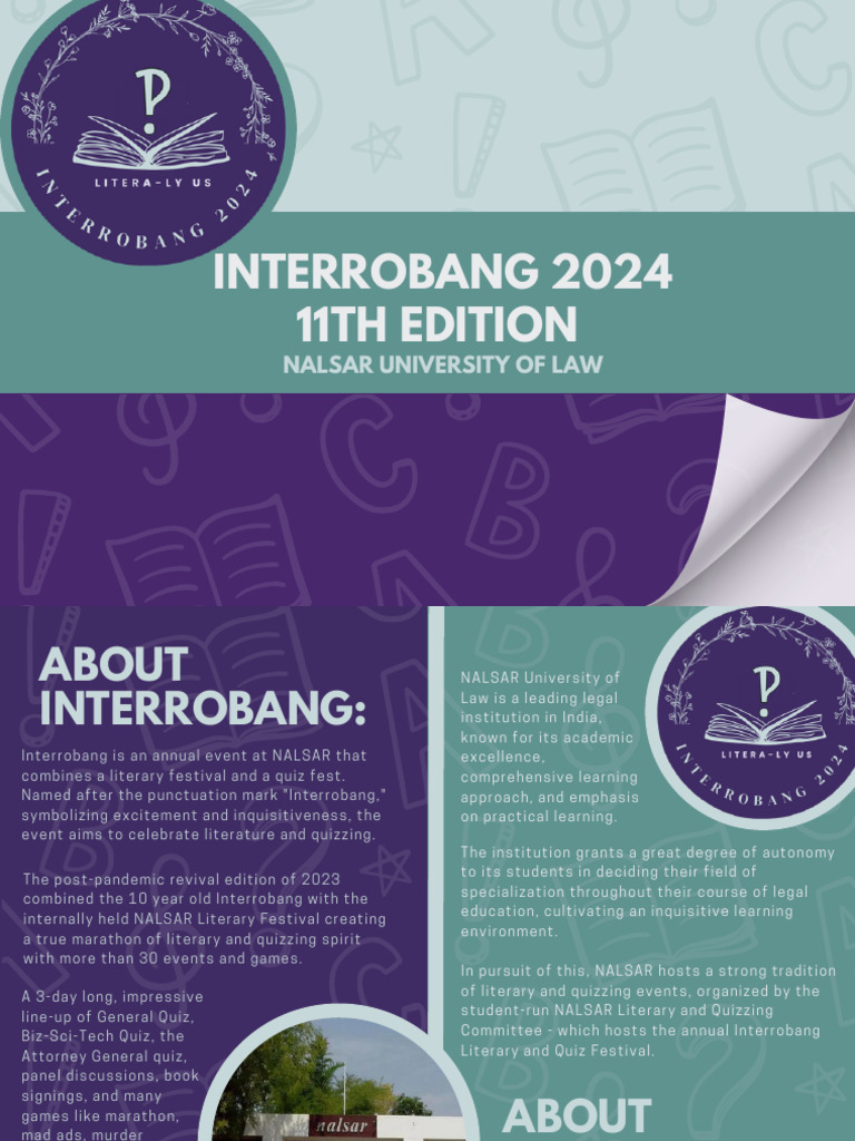 Interrobang Event Brochure 2024 | PDF