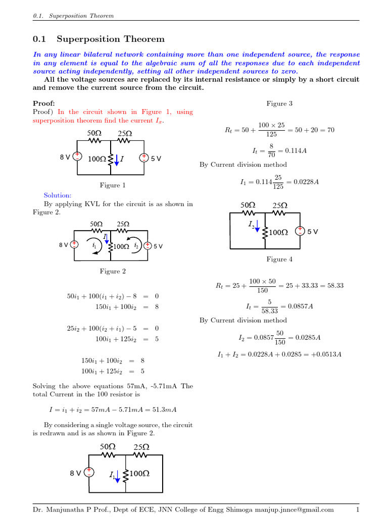Network Theorems Superposition Theorem Millman Theorem Thevenin Theorem Norton Theorem Maximum ...