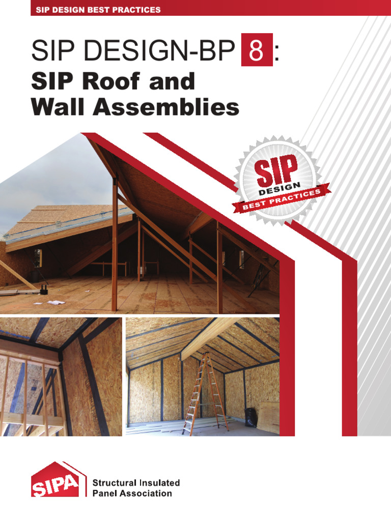 SIP DESIGN BP 8 SIP Roof Wall Assemblies V5 | PDF | Roof | Civil ...
