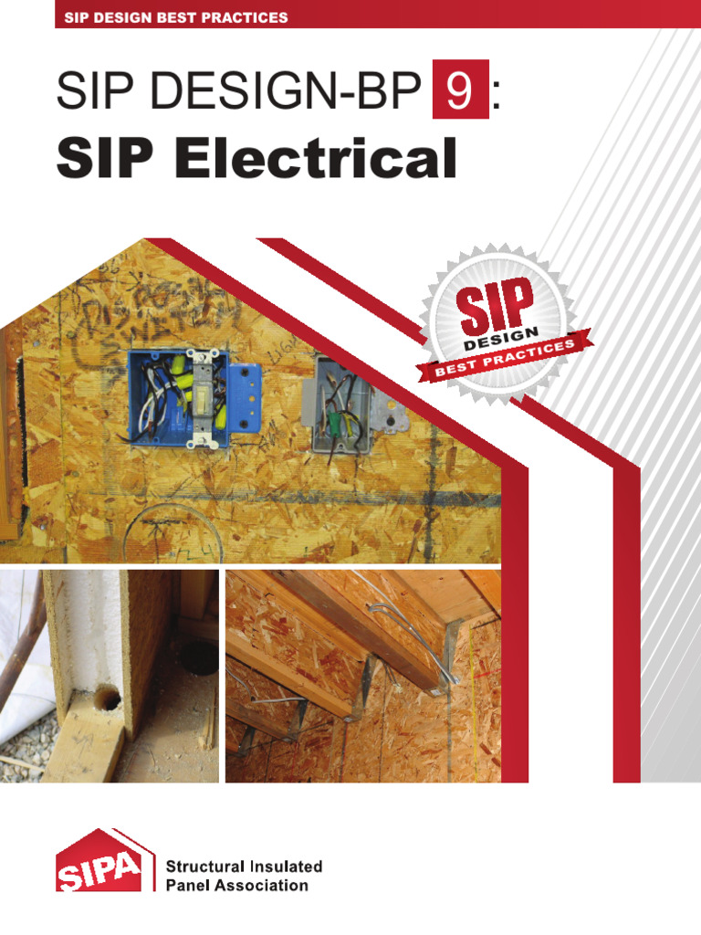 SIP DESIGN BP 9 SIP Electrical v2 | PDF | Roof | Electrical Wiring