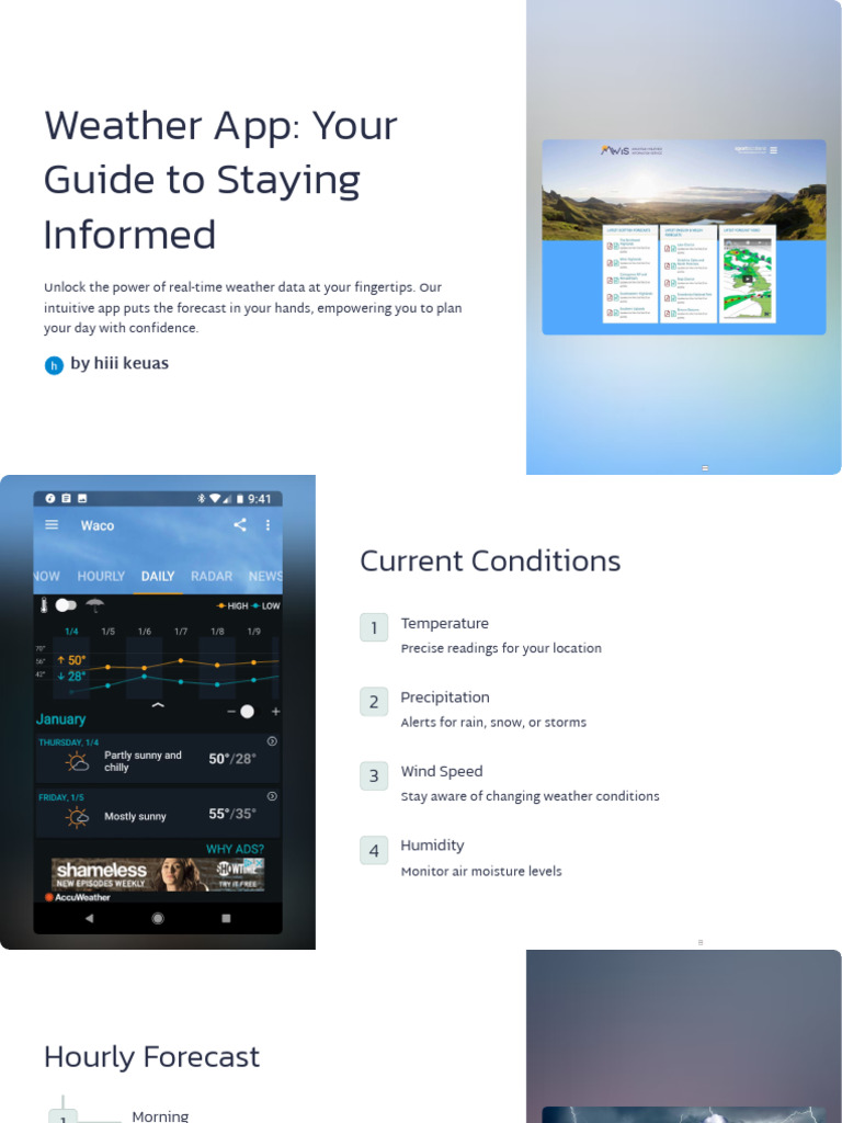 Weather App Your Guide To Staying Informed | PDF