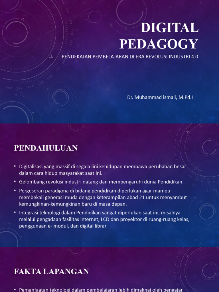 Digital Pedagogy di Era Industri 4.0 | PDF | Ilmu Sosial