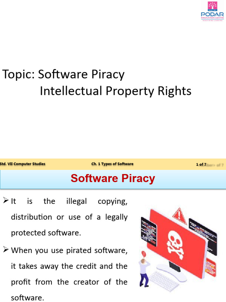 PPT3 - CB - VII - Computer Studies - Ch. 1 Types of Software | PDF
