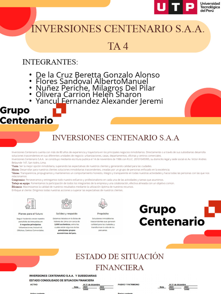 Ta4 Auditoria Financiera - Grupo 2 | PDF | Auditoría | Contralor