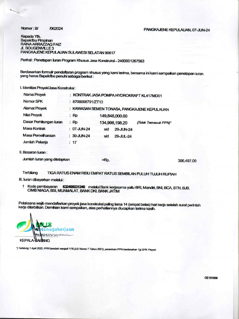 Bukti Bayar BPJS | PDF