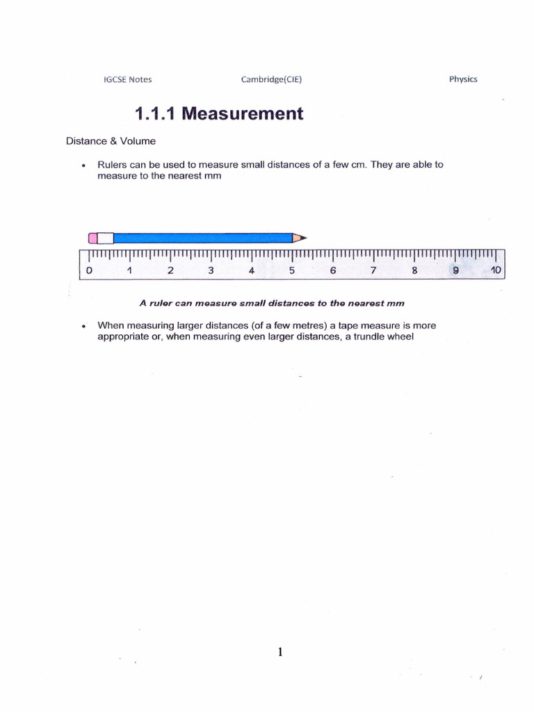 IGCSE Notes Part-1 | PDF