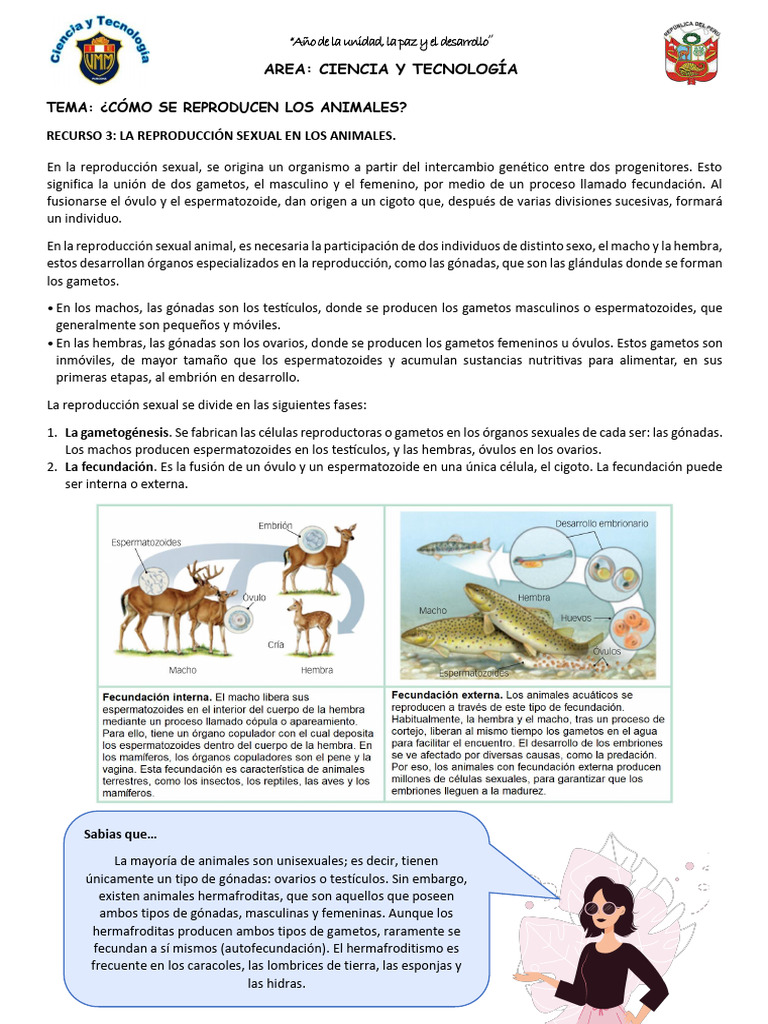 LECTURA_2_CYT 2° GRADO | PDF | Sexo | Reproducción