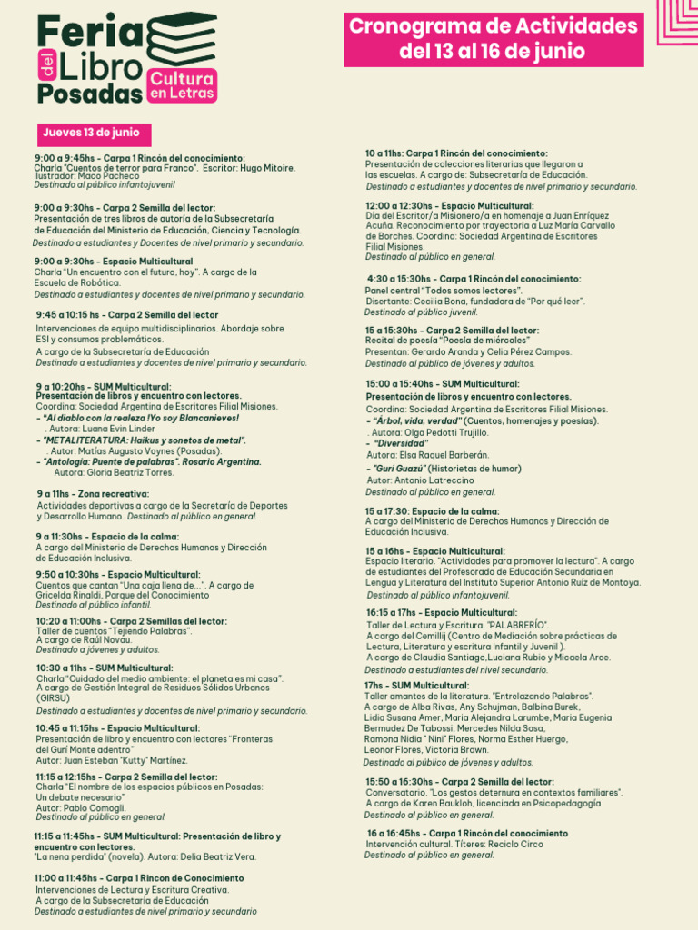 Programa General Completo v1 | PDF