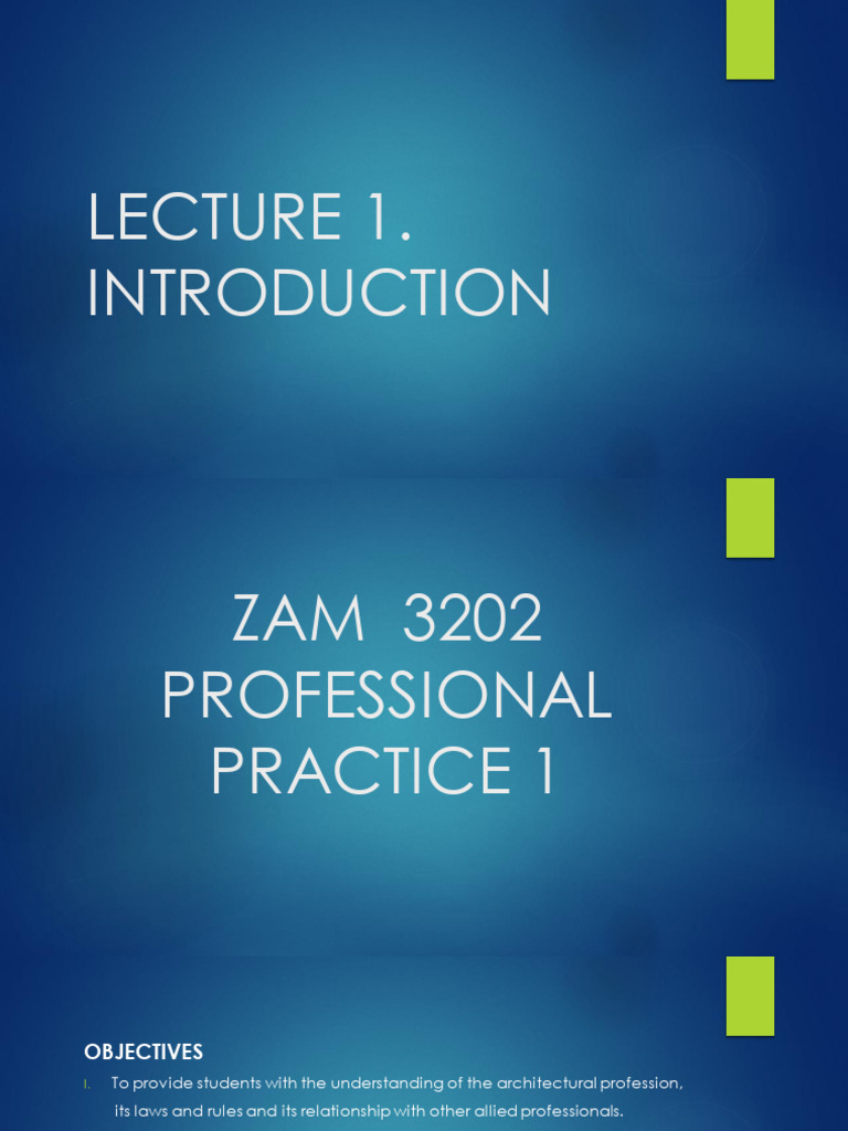 Lecture 1 - Introduction | PDF Lecture 1 - Introduction | PDF