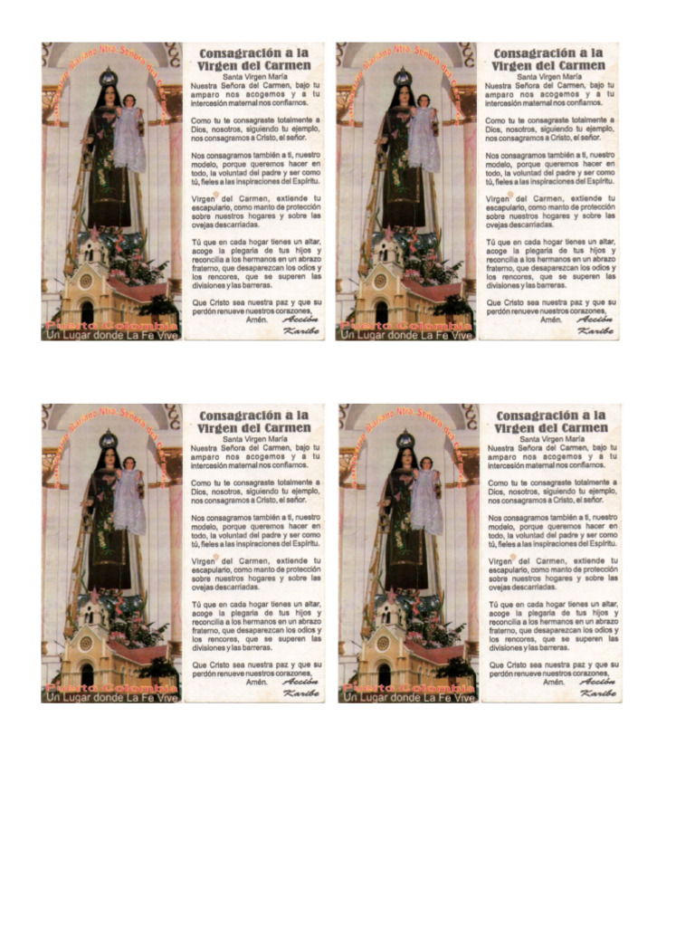 Estampita Virgen | PDF