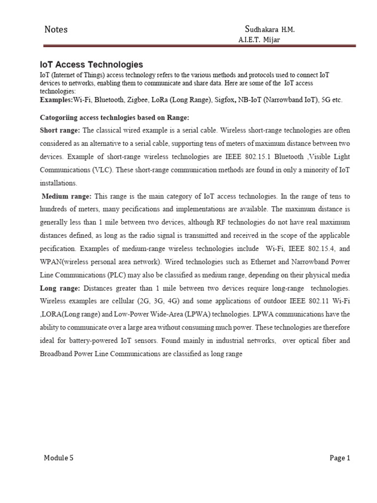 Bic 401 - Module 5 - Part 1 | PDF | Ieee 802.11 | Computer Network