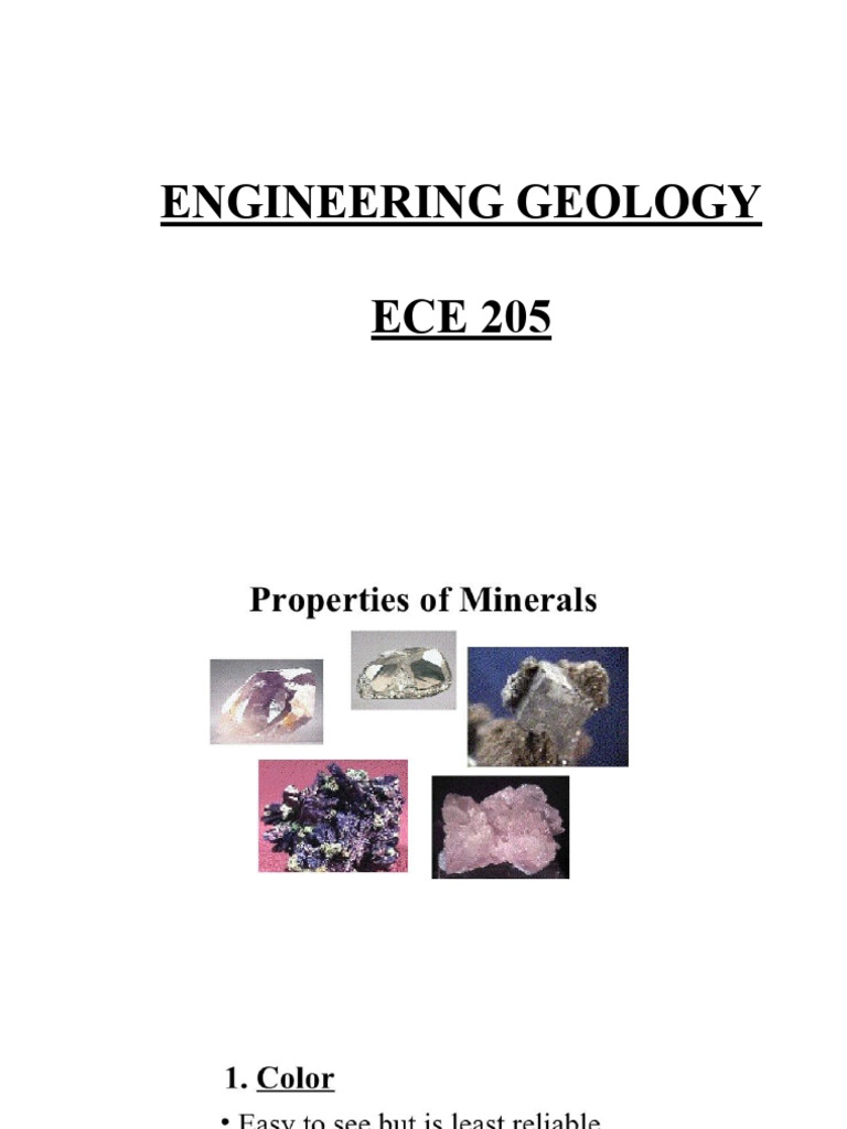 Geology Unit 1 Pdf