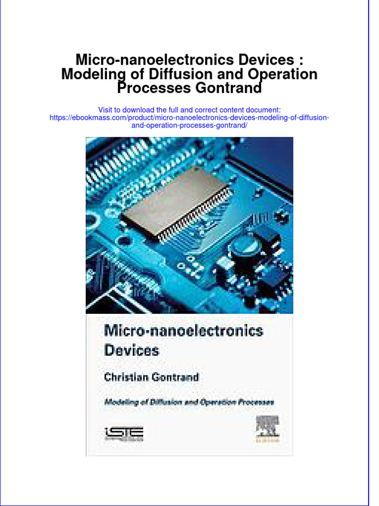 Full Download Micro-Nanoelectronics Devices: Modeling of Diffusion and ...