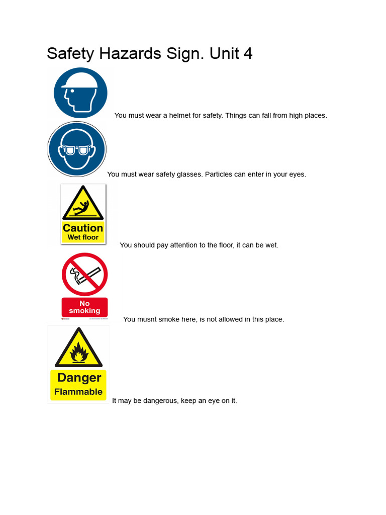 Hazard Sign | PDF