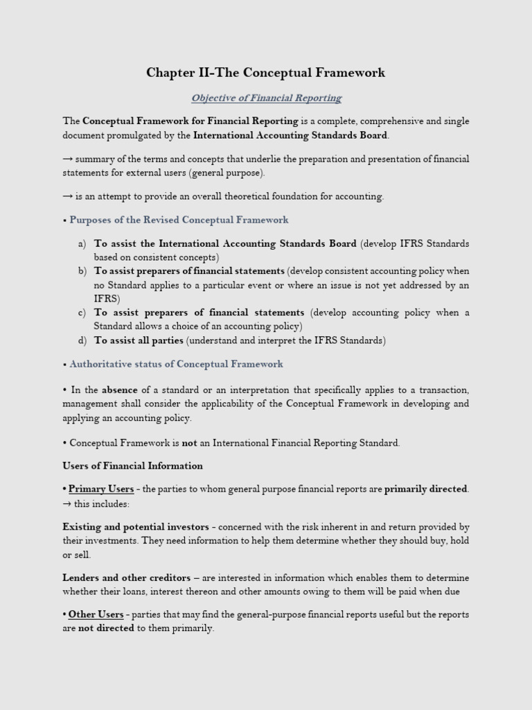 2 (CONCEPTUAL FRAMEWORK) | PDF | Income | Financial Statement