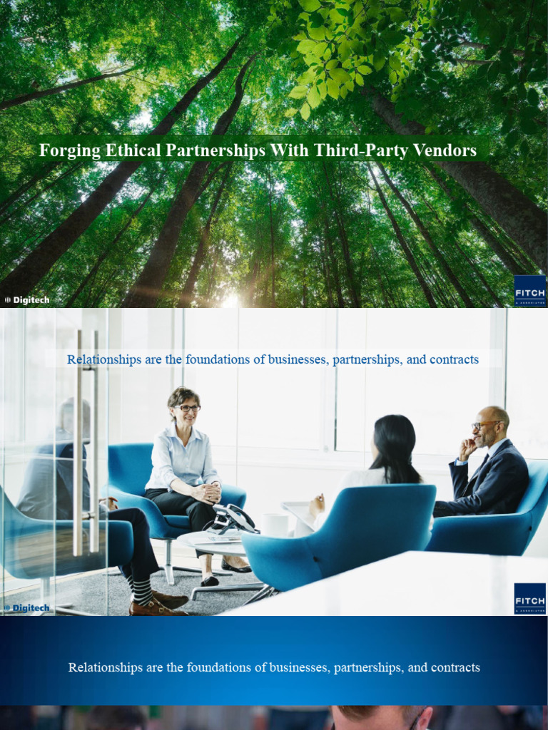 Ethical Vendor Partnership Strategies | PDF | Negotiation | Cognition