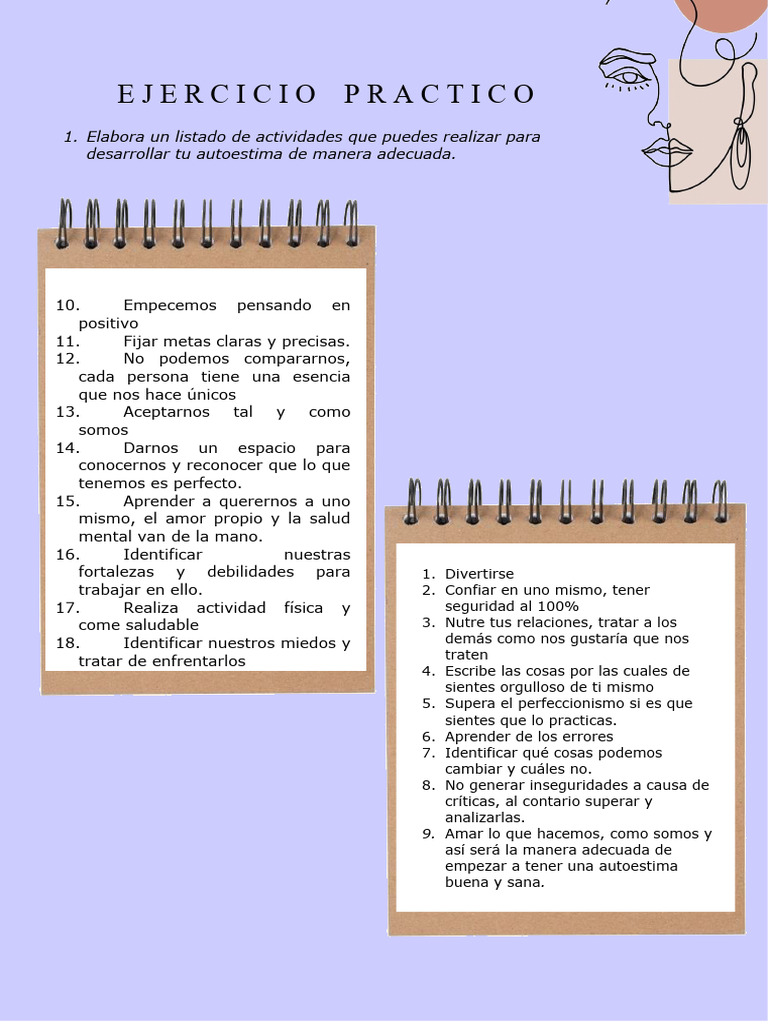 Ejercicio Práctico - Lista | PDF | Estilo de vida