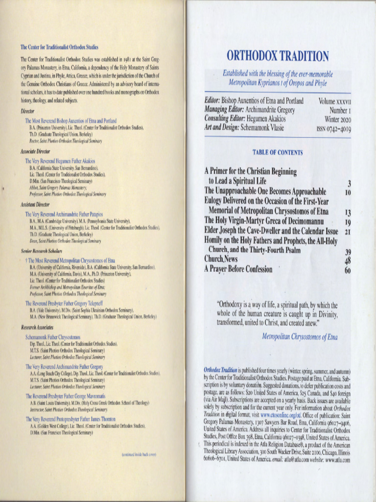 Elder Joseph Calendar | PDF