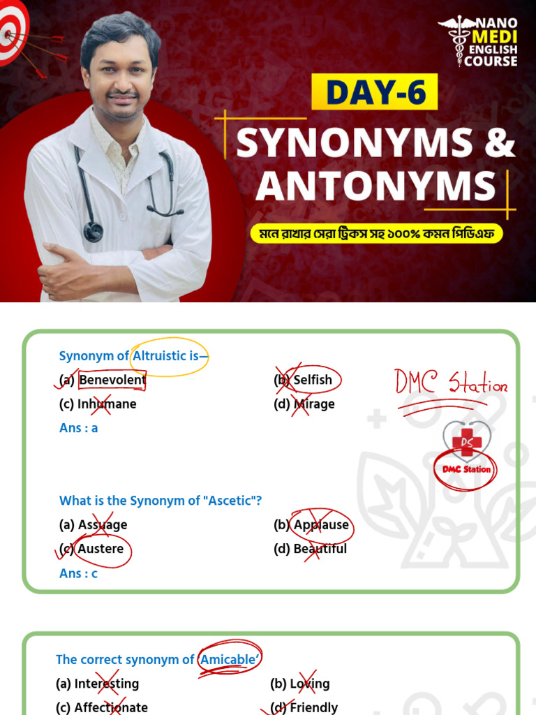 Synonym Final | PDF