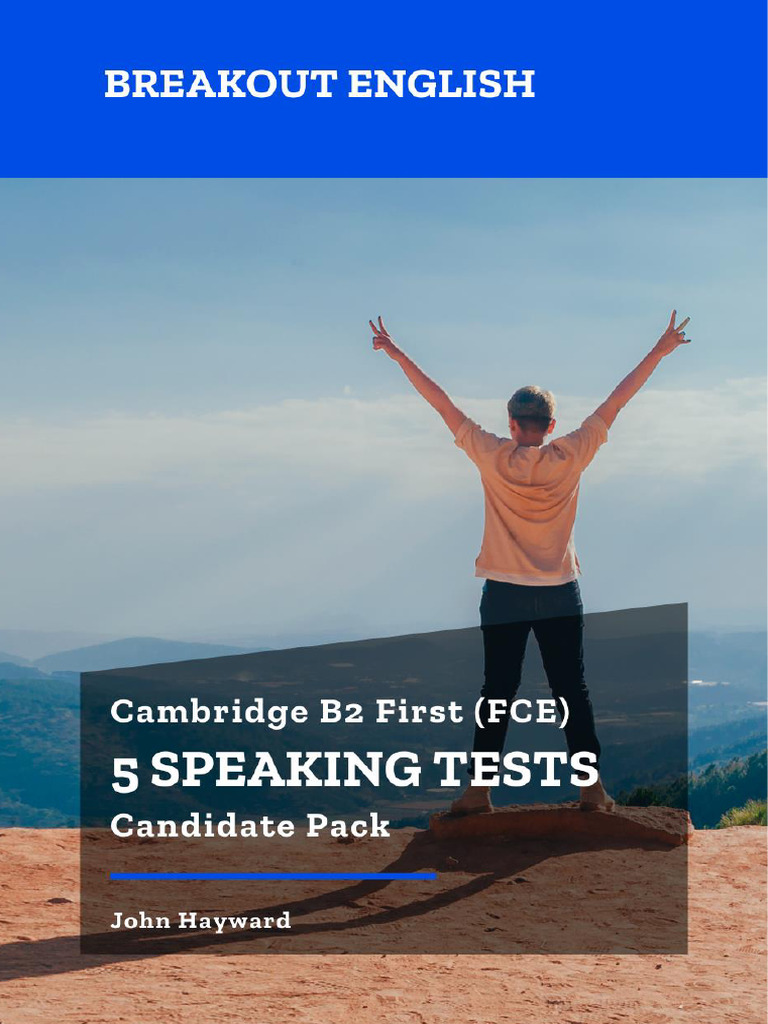 First FCE Speaking Candidate Pack | PDF