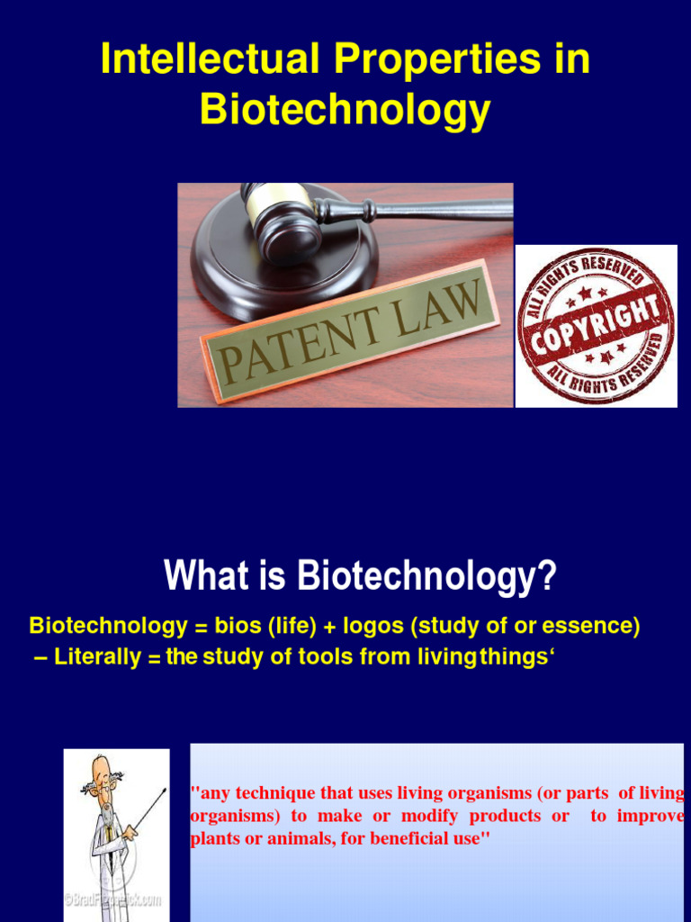Lecture 3 IP and Patent | PDF | Intellectual Property | Recombinant Dna