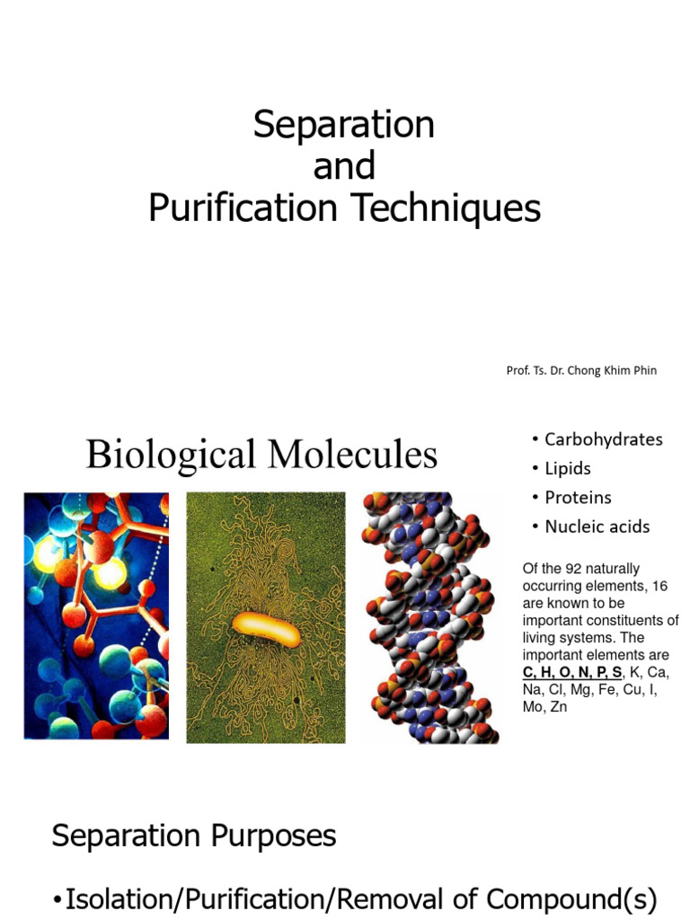 Lect 5 - Separation and Purification Tech | PDF | Supercritical Fluid ...