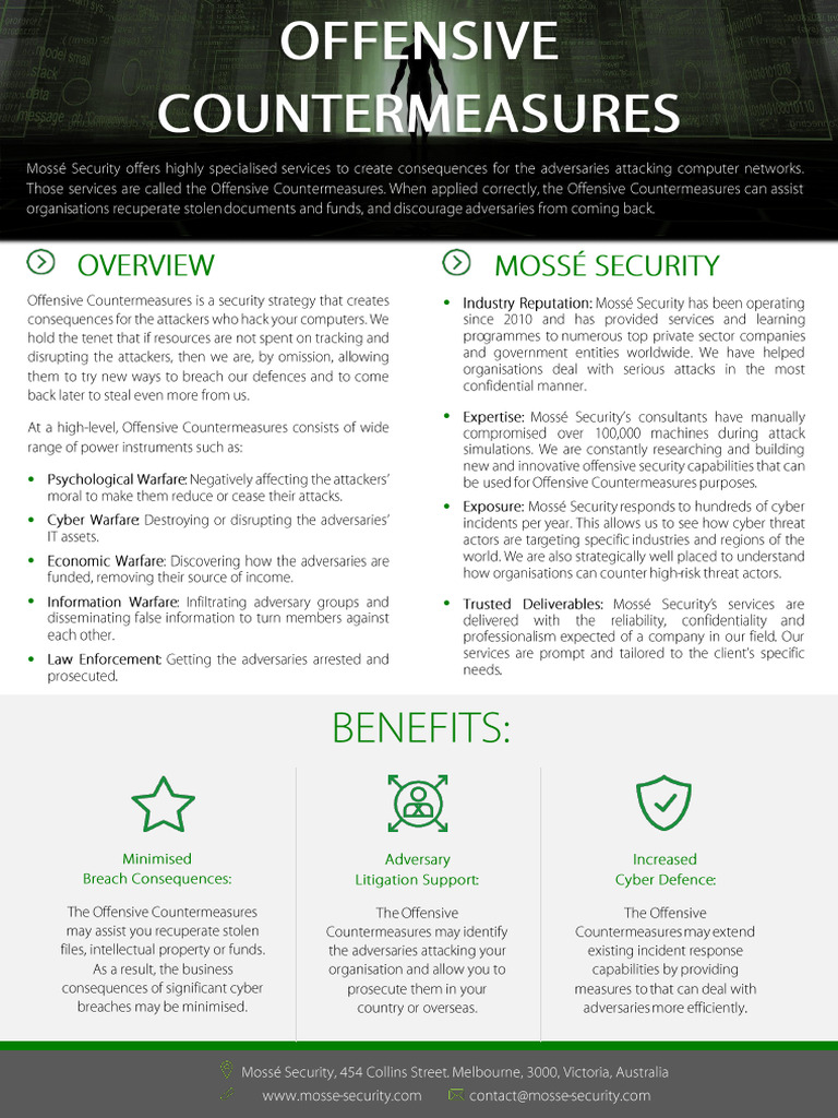 Offensive Countermeasures Overview | PDF