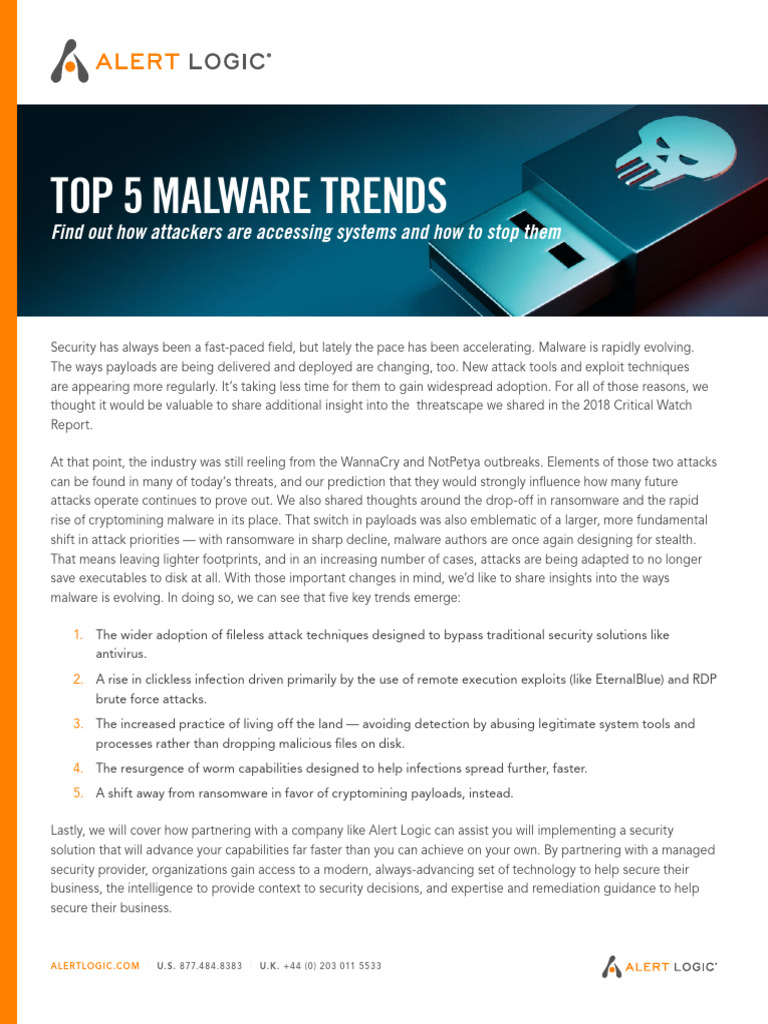 Top5 MalwareTrends | PDF | Malware | Ransomware