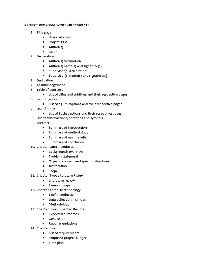 Project Proposal Template | PDF | Abstract (Summary) | Paragraph