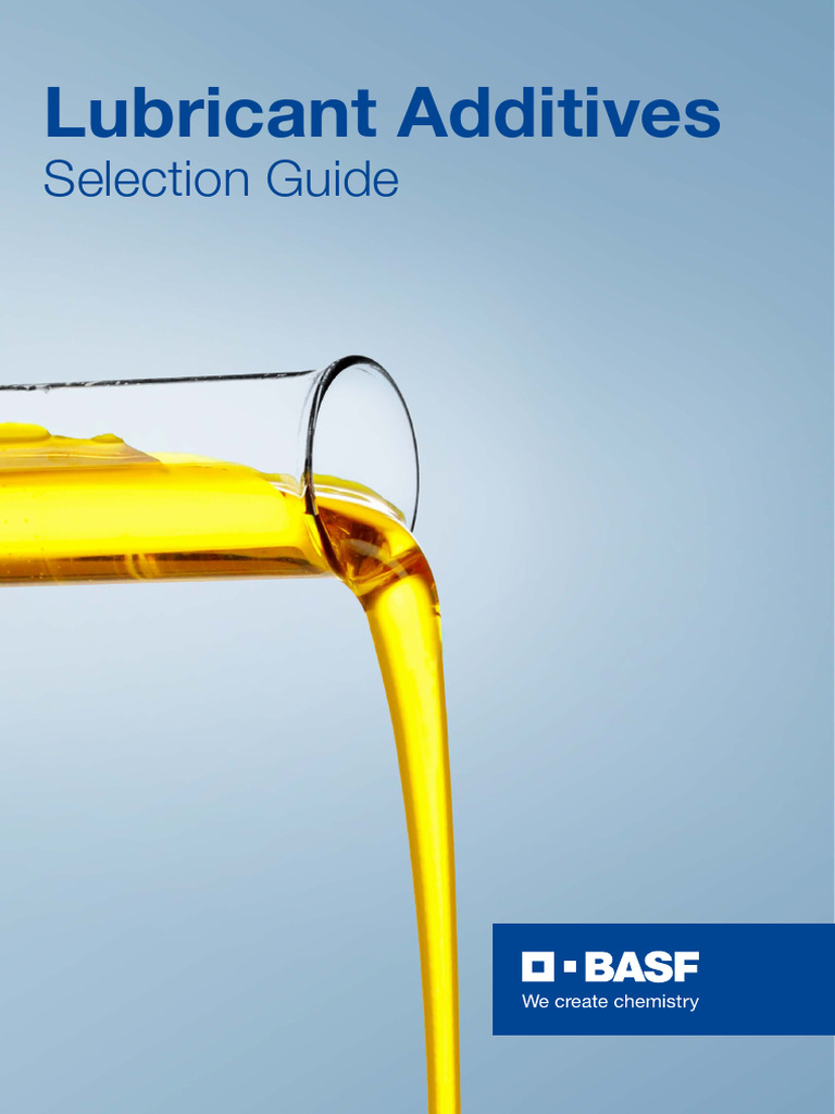 BASFBrochure - Selection Guide Lubricant Additives | PDF | Lubricant ...