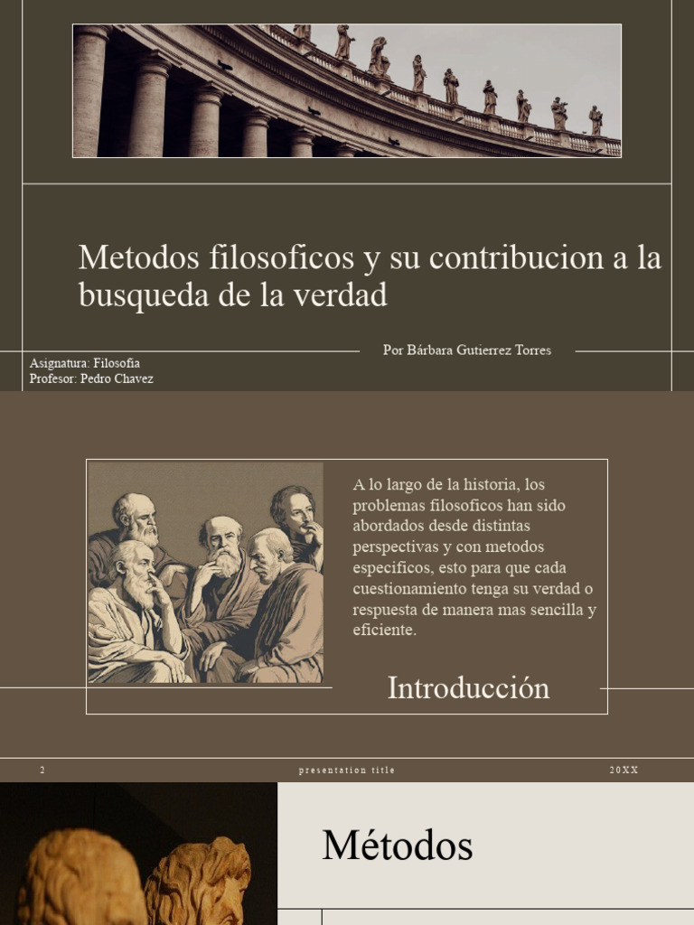 Metodos filosoficos | Descargar gratis PDF | Verdad | René Descartes