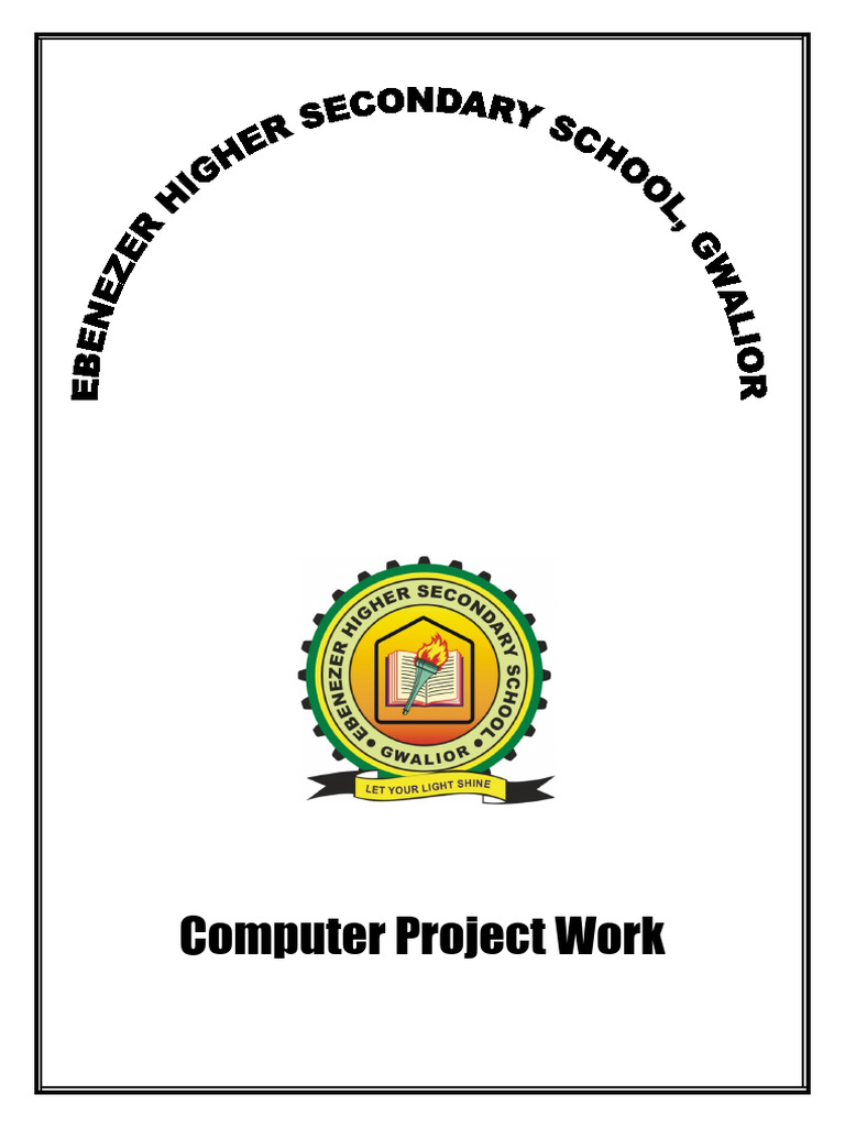 SST Project Work Cover Page | PDF