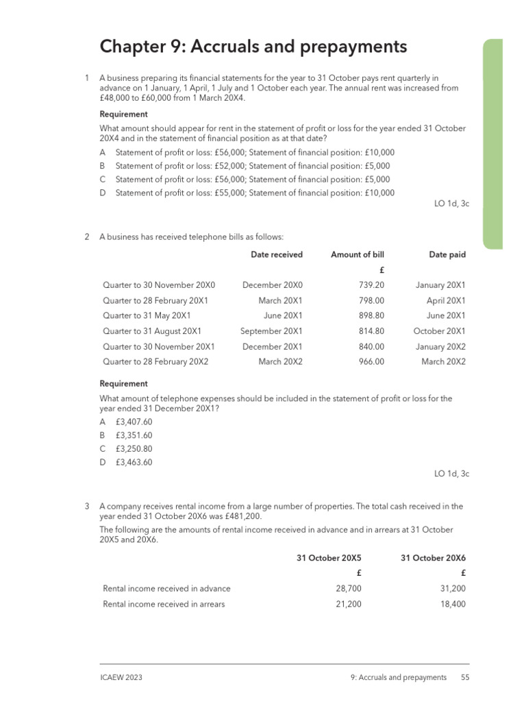 Deferal and Accrual | PDF | Debits And Credits | Deferral