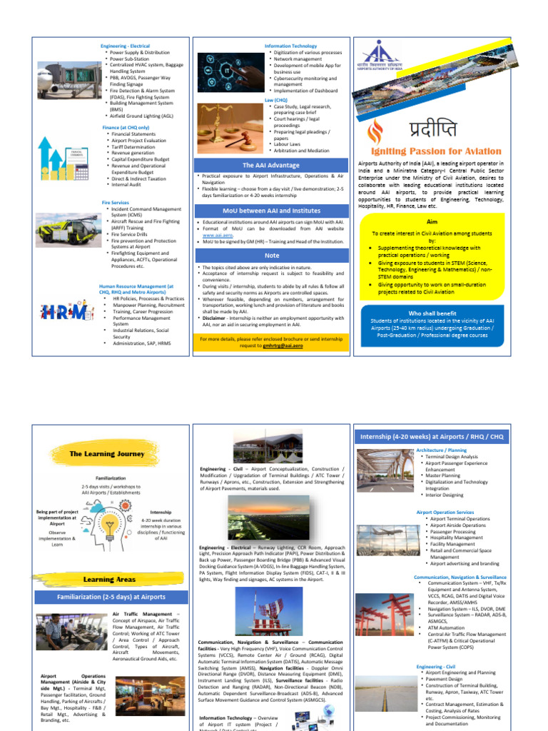 Pradipti Leaflet | PDF | Air Traffic Control | Airport