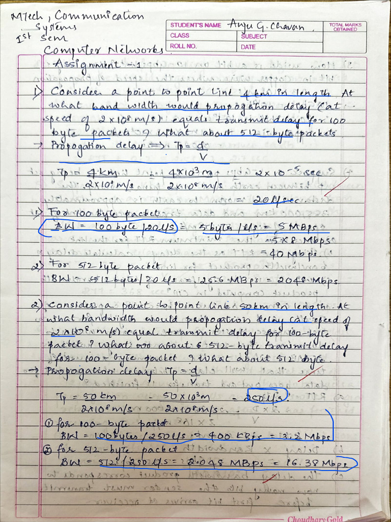 CNP Numericals-1 | PDF