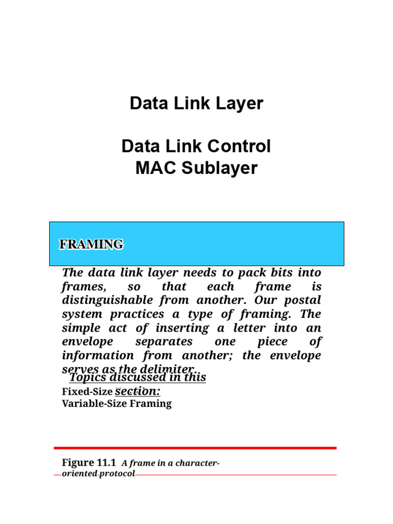 Data Link Control | Download Free PDF | Telecommunications Standards ...