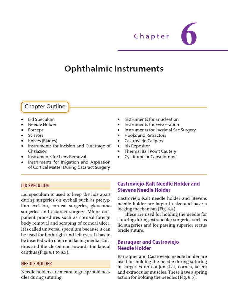 Optical Instrument | PDF | Cornea | Surgical Suture