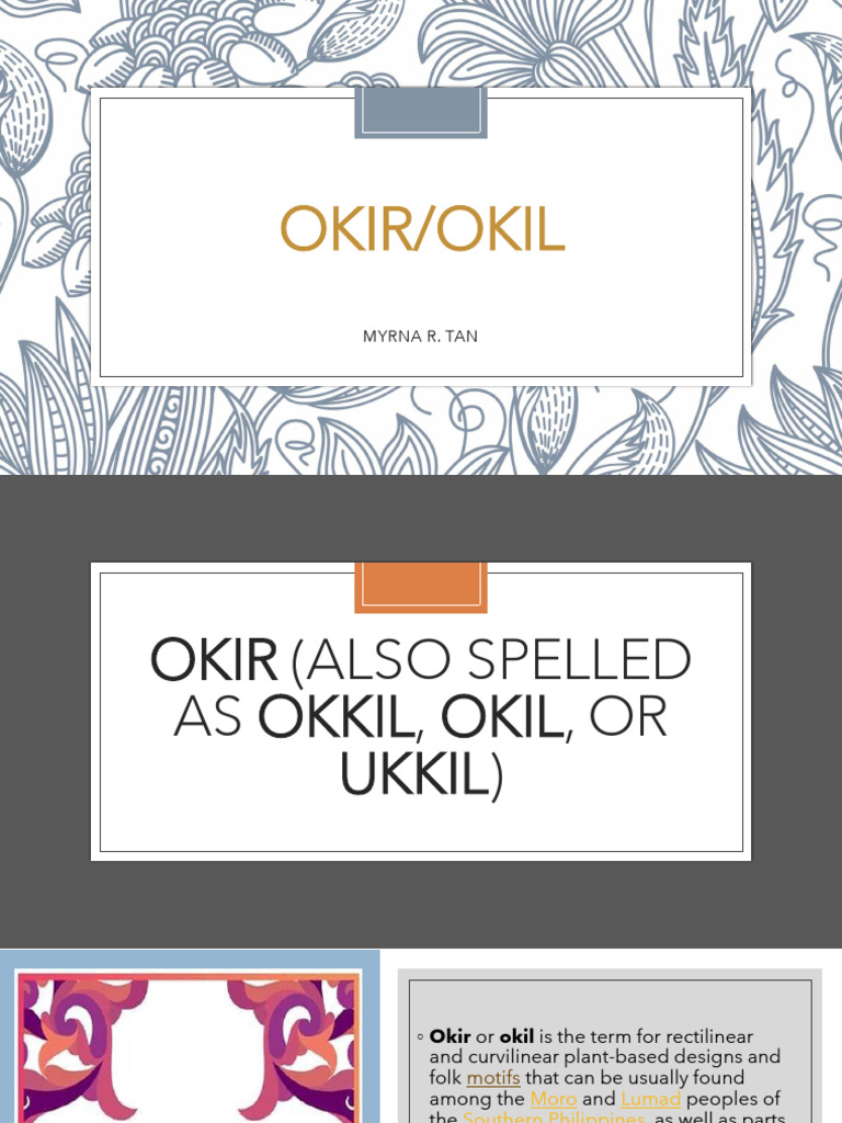 Okir Revised | PDF | Decorative Arts