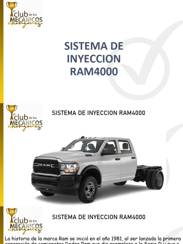 Ram 4000 | PDF | Tecnología de vehículos | Ingenieria Eléctrica