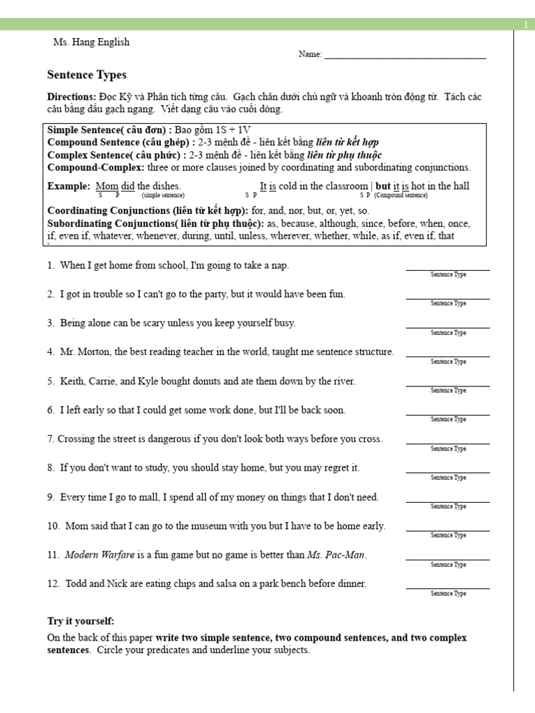 Sentence Types | PDF | English Grammar | Semantics