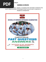 Nursing Entrance Exam Sample Questions | PDF