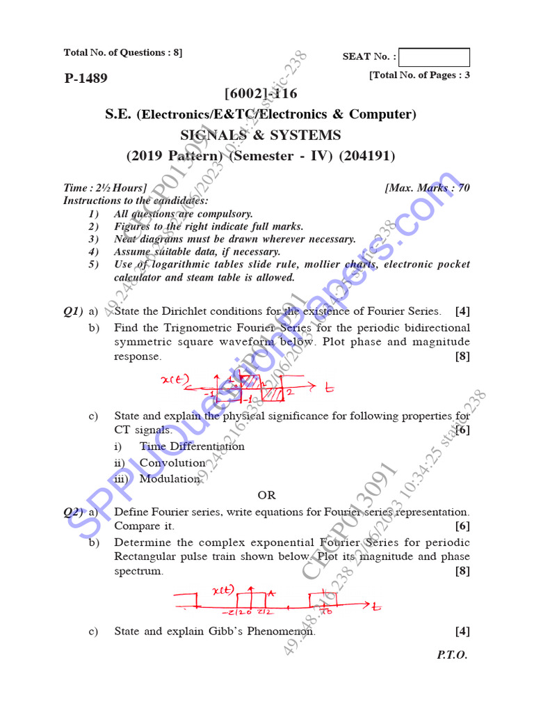 Be - Electronics and Telecommunication Engineering - Semester 4 - 2023 ... Be - Electronics and Telecommunication Engineering - Semester 4 - 2023 ...