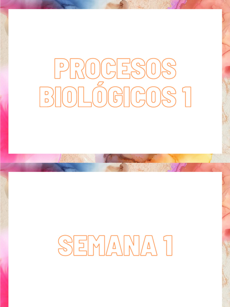 Procesos-Biologicos-1 Resumen Mas Detallado Con Los Logros | PDF ...