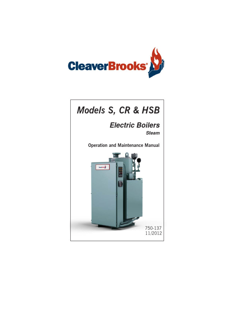 Electric Boilers S CR HSB | PDF | Boiler | Sodium Hydroxide