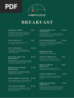 PGL Food Menu 2024-2025 Overview | PDF | Sausage | Salad